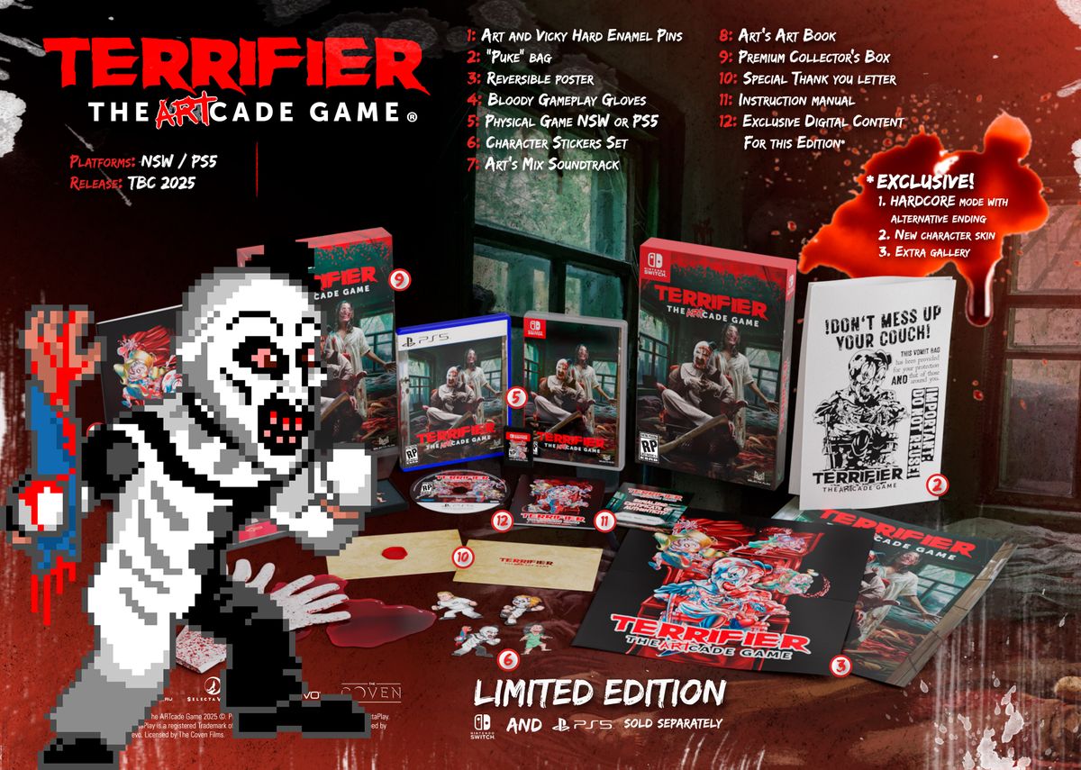 Terrifier: The ARTcade Game muestra su terrorífica edición ...