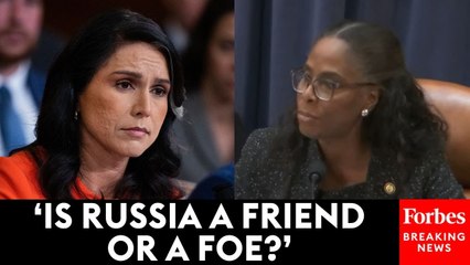 Stacey Plaskett Asks Tulsi Gabbard Point Blank If Russia Is An ...