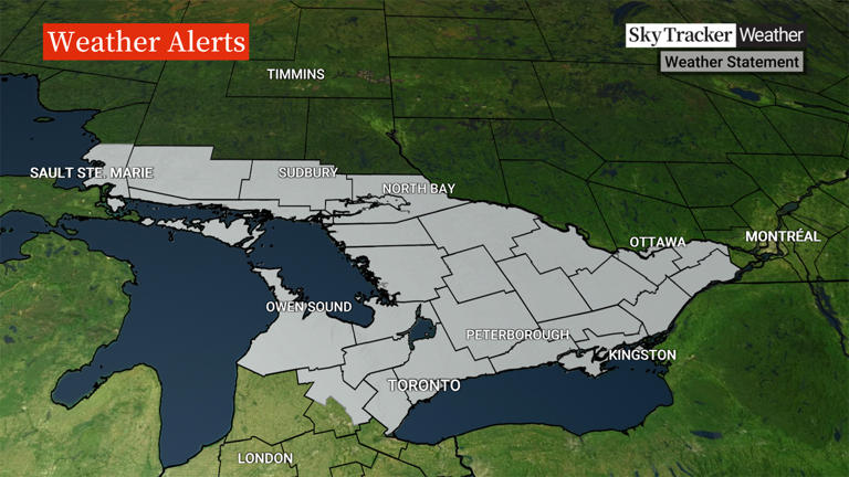 Spring ice storm in forecast for a wide part of Ontario this weekend
