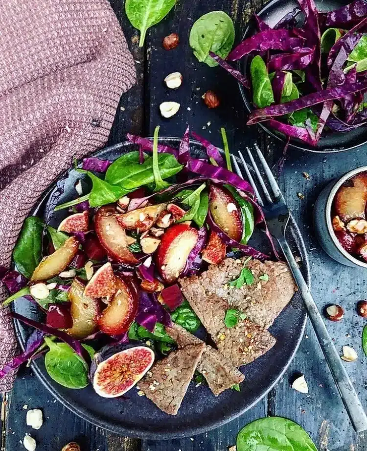 This Vibrant Cabbage and Plum Salad with Honey-Lime Dressing Is the ...