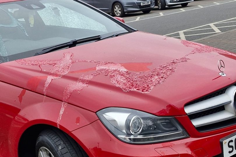 Edinburgh Mercedes found wrecked in supermarket car park after 'acid ...