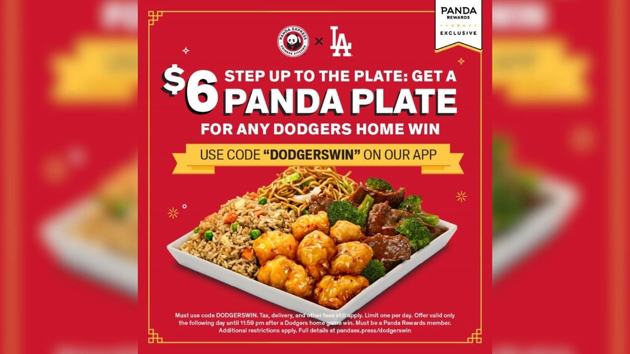 Dodgers win! Panda Express announces return of special promotion