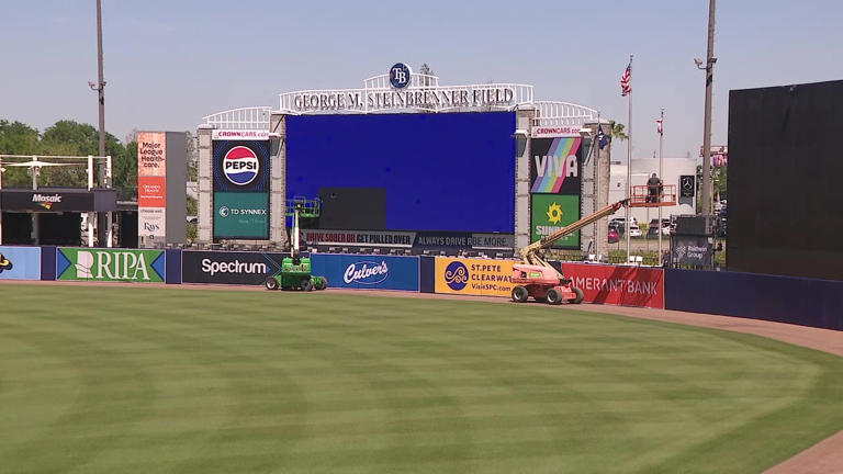 Tampa Bay Rays introduce new home at Steinbrenner Field ahead of ...