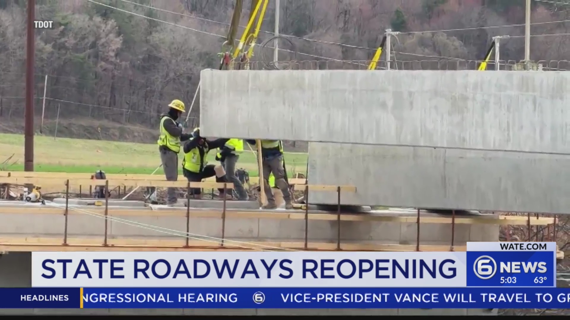 Tennessee roadways reopening at Helene