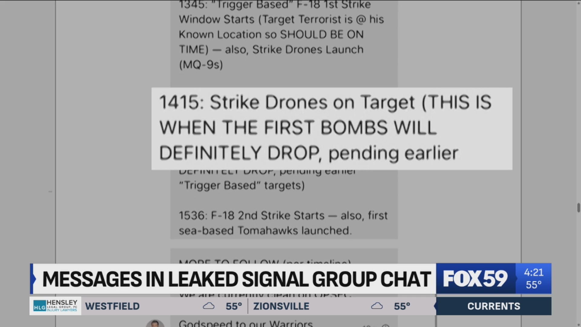 The Atlantic releases the Signal chat showing Hegseth’s detailed attack ...