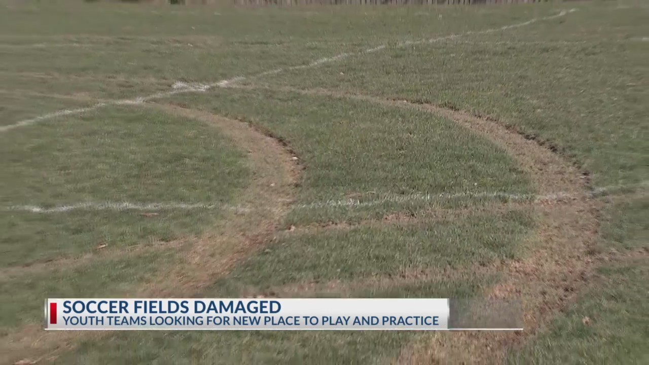 Youth soccer field damaged days before first game