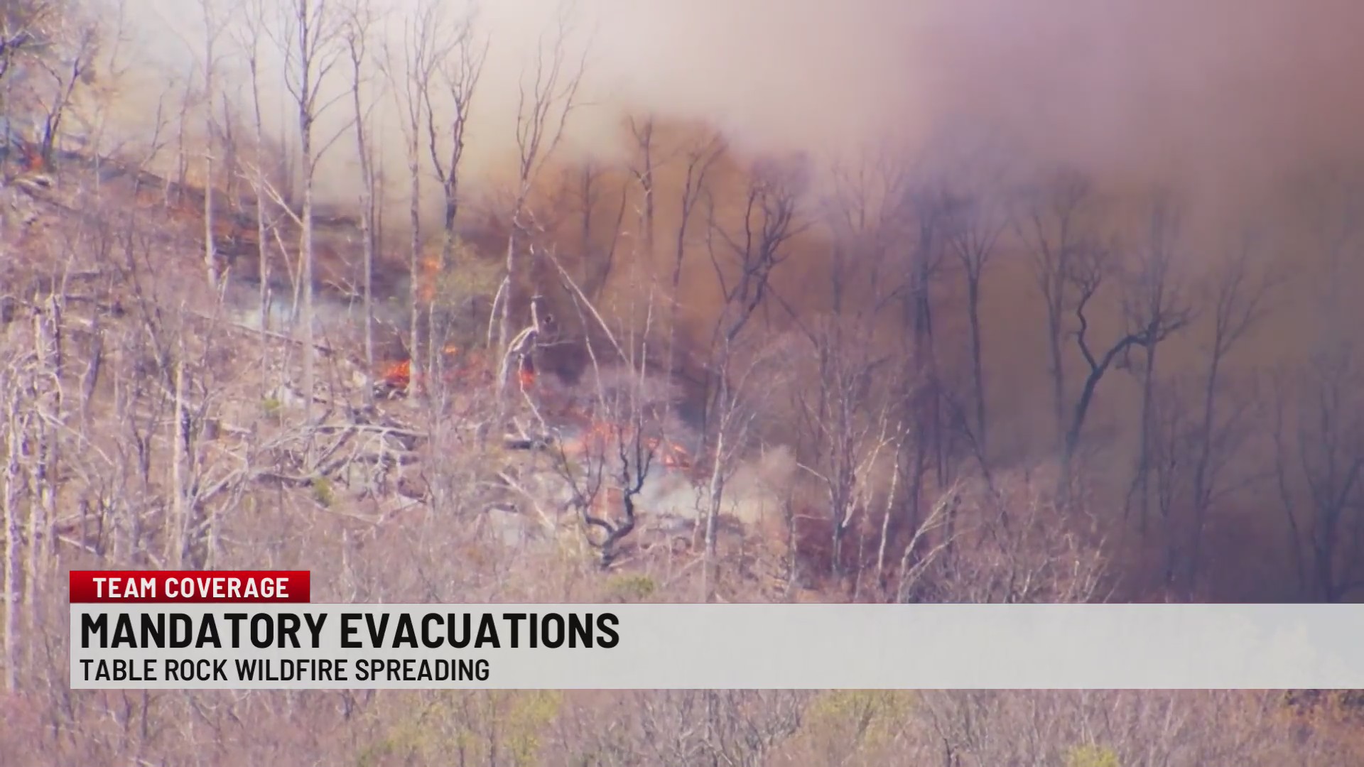 As Table Rock fire continues to grow, Pickens Co. sheriff speaks out