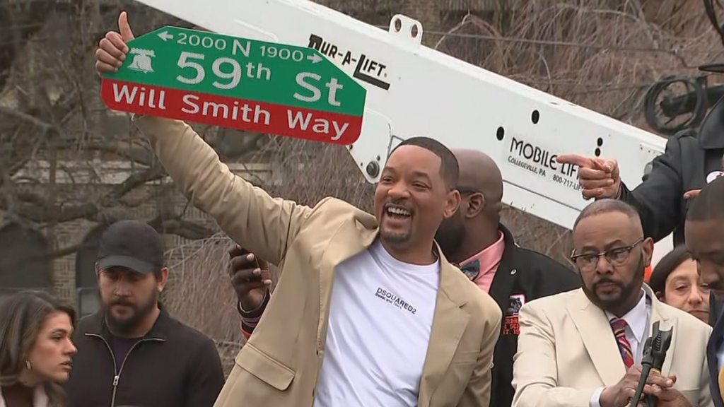 West Philadelphia street renamed "Will Smith Way" in honor of the city ...
