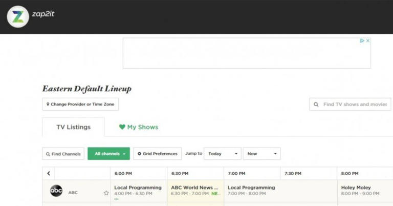 Zap2It's Listings Are No Longer Online, and the Site Now Redirects to ...