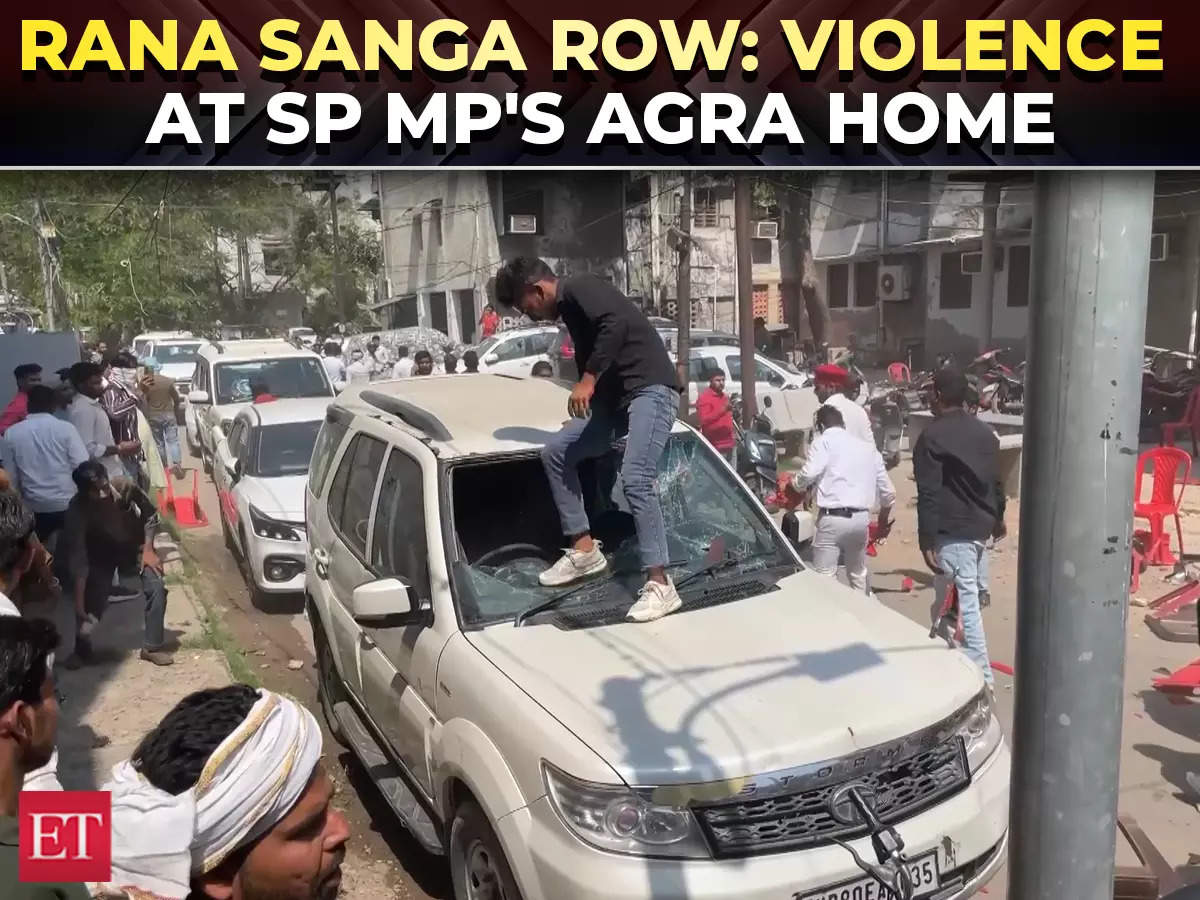 Rana Sanga row: Massive ruckus breaks out at Samajwadi Party MP Ramji ...