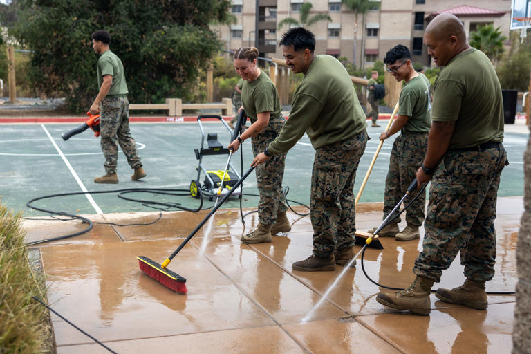 Marines' barracks-fixing ‘Operation Clean Sweep' returns to California