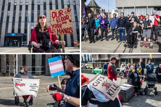 Darlington disability rally activists warn Chancellor's welfare cuts ...