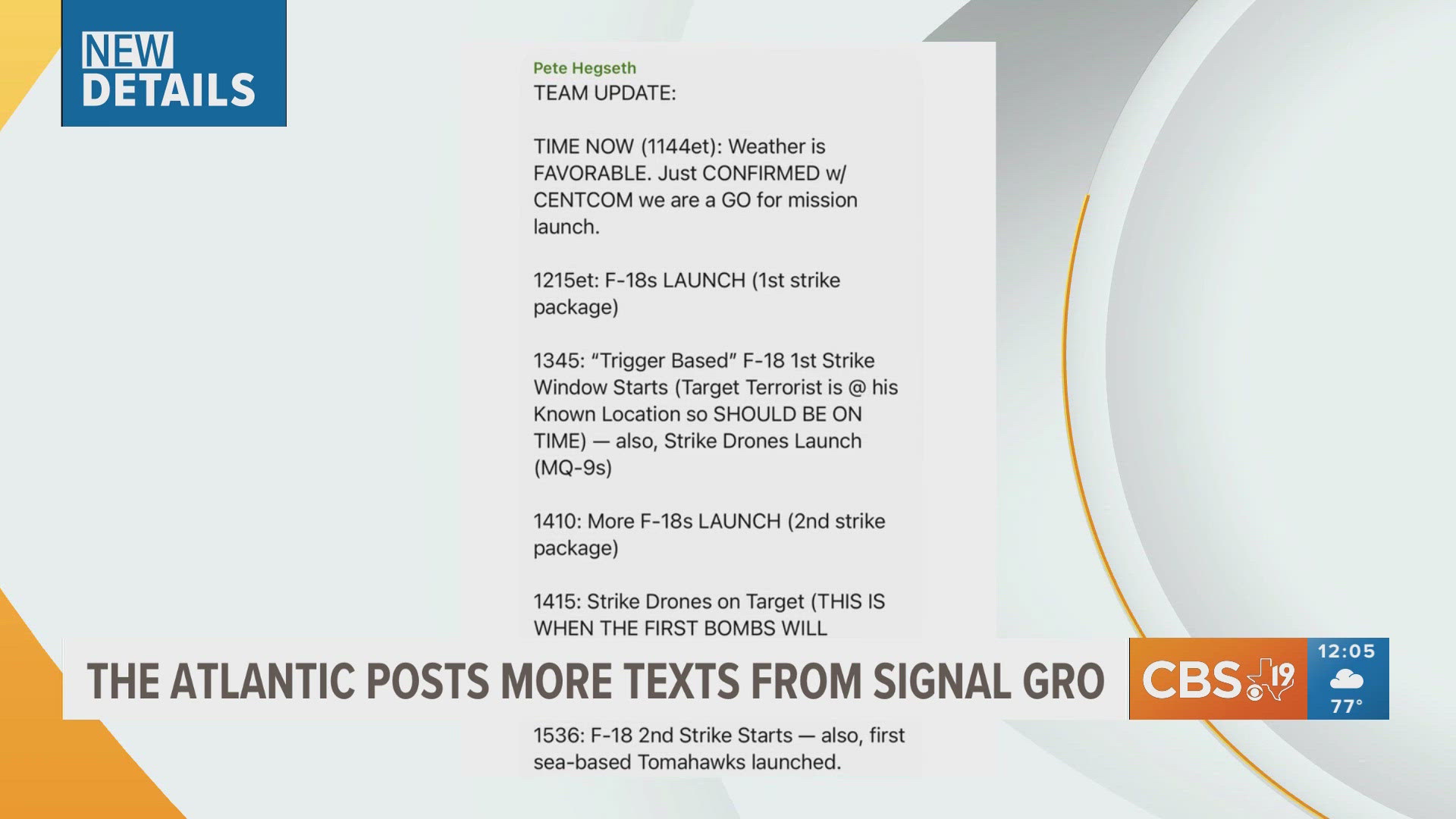 The Atlantic releases the entire Signal chat showing Hegseth's detailed ...