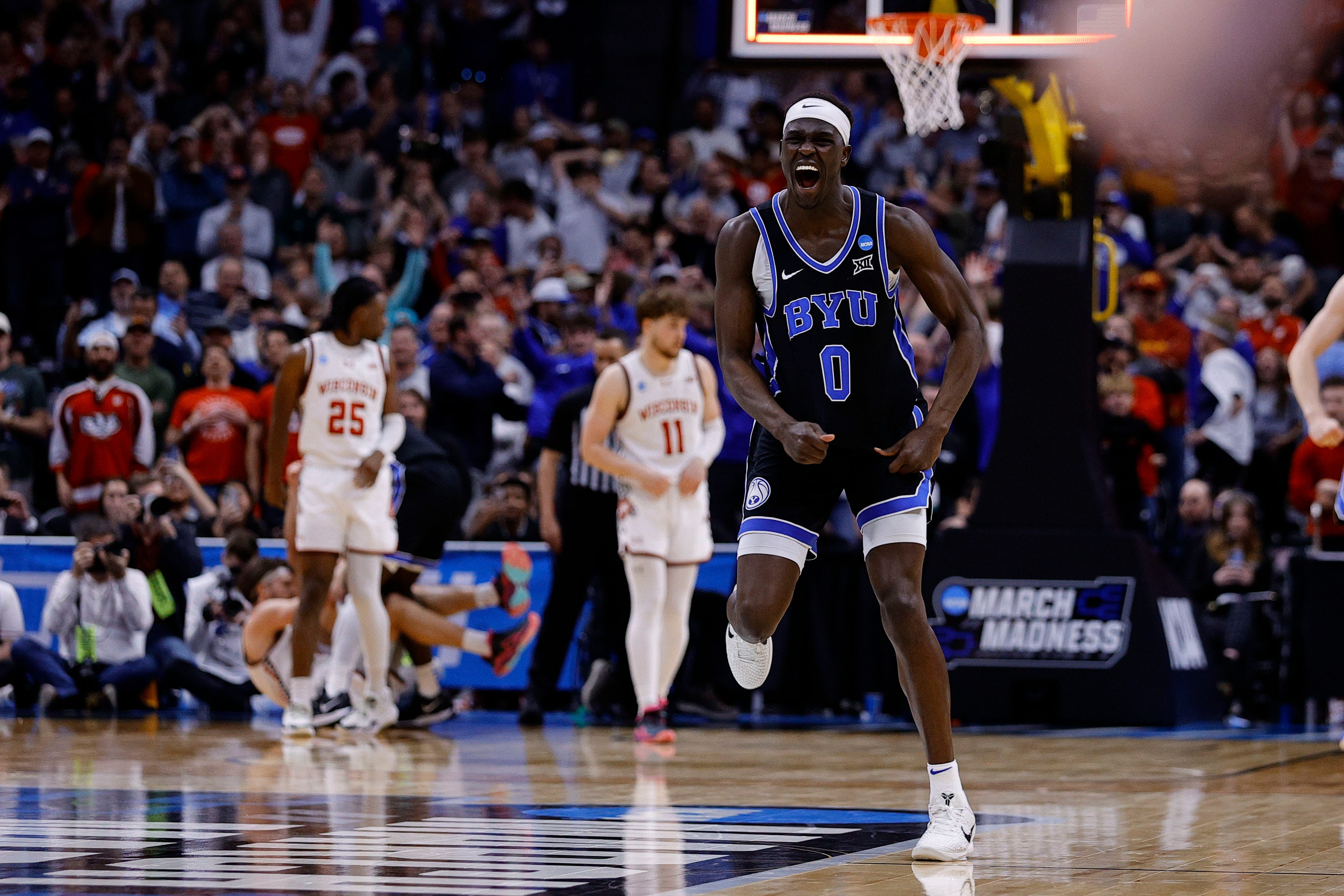 'See you in Sweet 16': Former Rutgers teammates Mawot Mag, Cliff ...