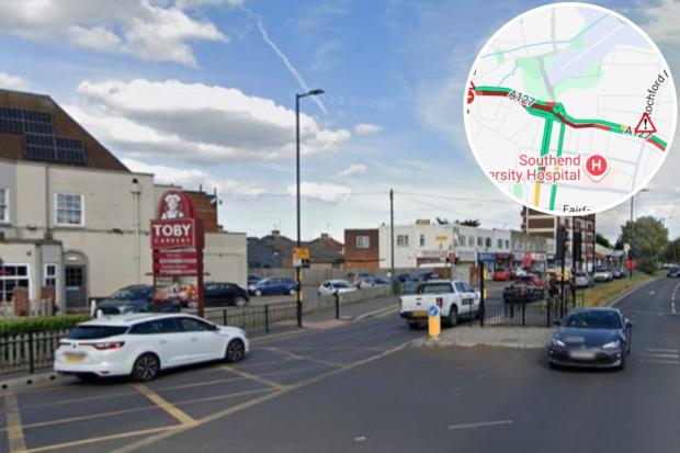 Severe delays after crash on A127 in Eastwood this evening rush hour