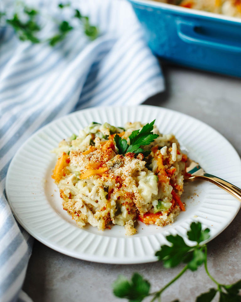 Cheesy Chicken Rice-a-Roni Casserole
