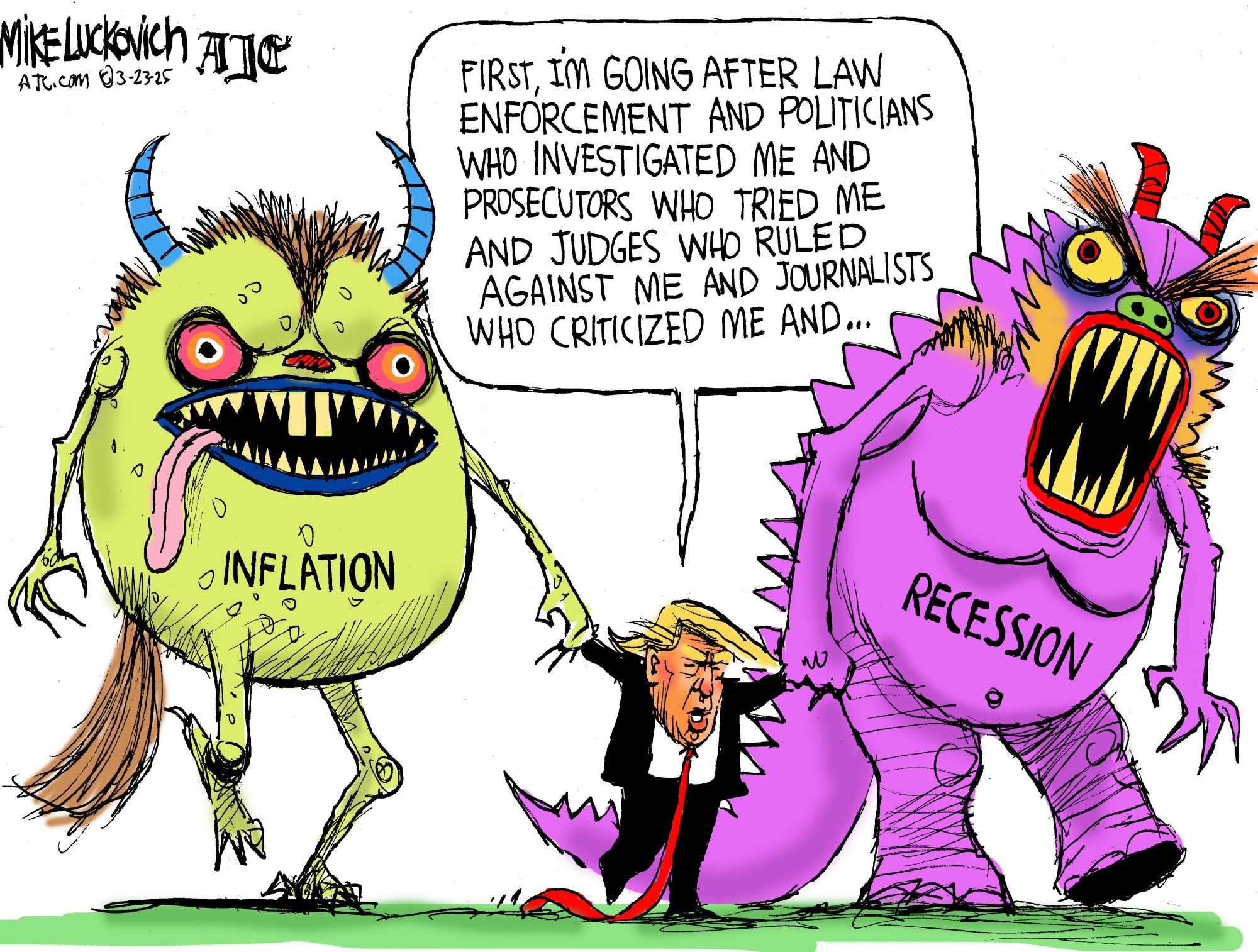 The Latest Political Cartoons From Mike Luckovich