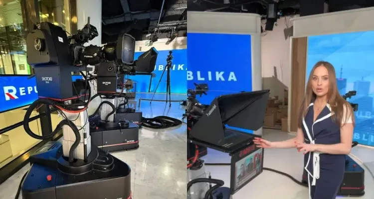 Jak wygląda nowe studio TV Republika ? Za kulisy zaglądamy wraz z ...