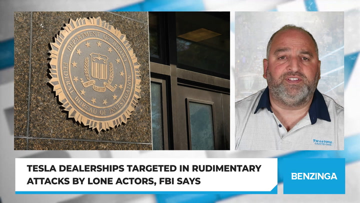 Tesla Dealerships Targeted In Rudimentary Attacks By Lone Actors, FBI Says