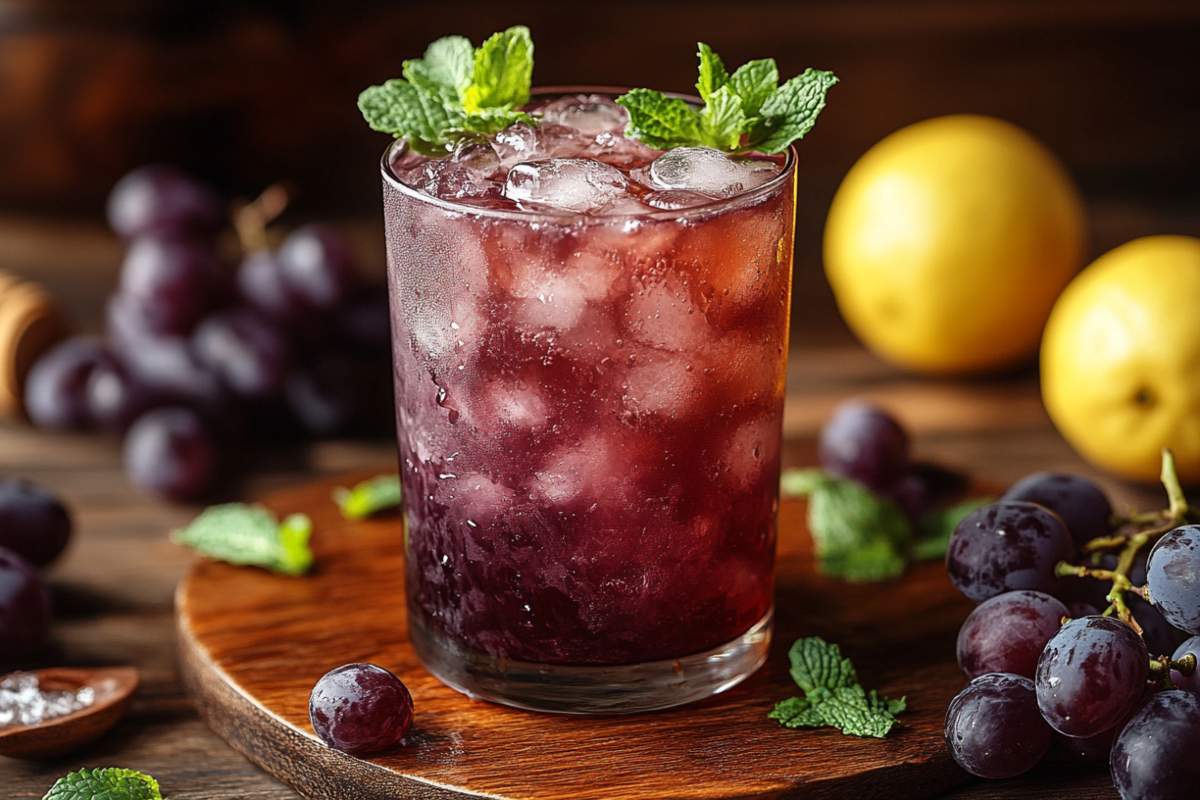 Refresh Your Summer With This Delicious Grape Iced Tea At Home