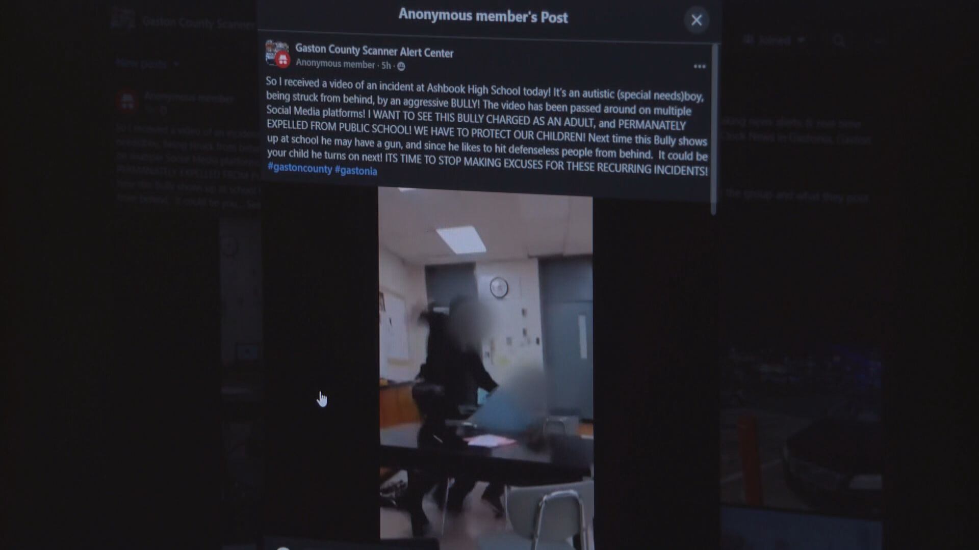 Parents express outrage over viral video showing Gaston County student ...