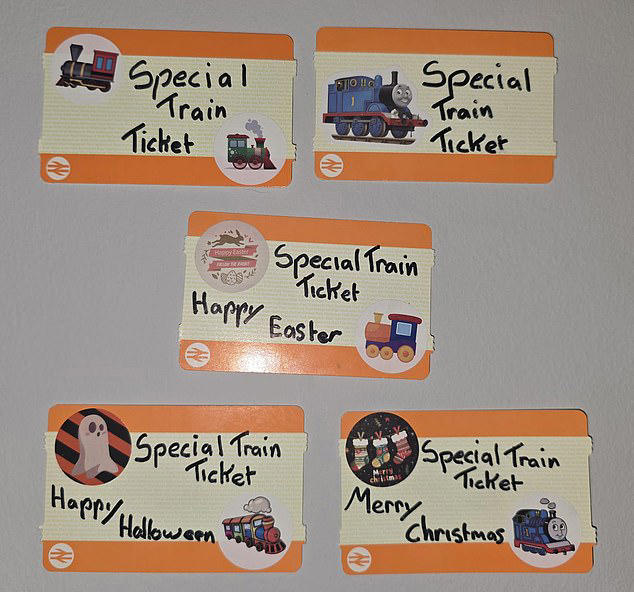 Train conductor labelled a hero for making 'special' tickets for kids