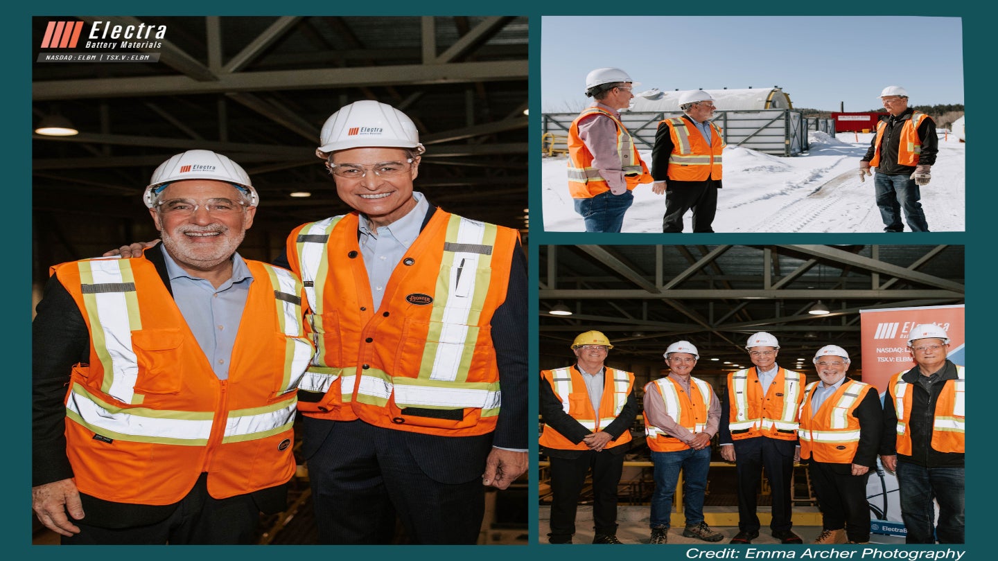 Electra advances North America’s first cobalt sulphate refinery in Ontario