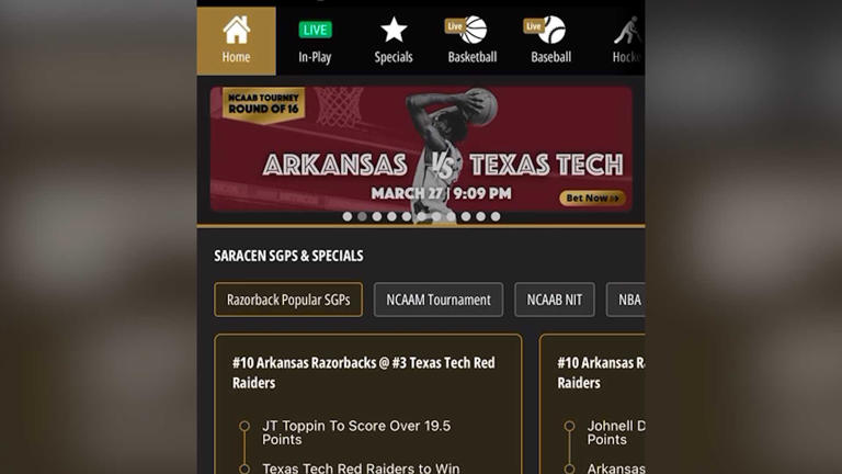 'Arkansas Super Bowl': Hogs in Sweet 16 causes sports betting spike