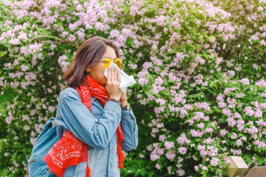 Allergy season begins as pollen levels rise despite cold weather
