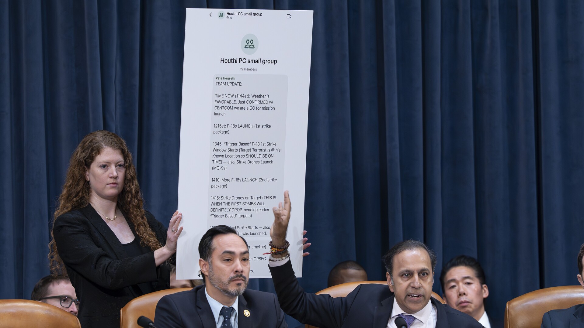 Complete text chain on US attack plans released