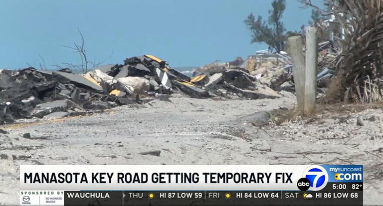 Manasota Key Road approved for temporary rebuild