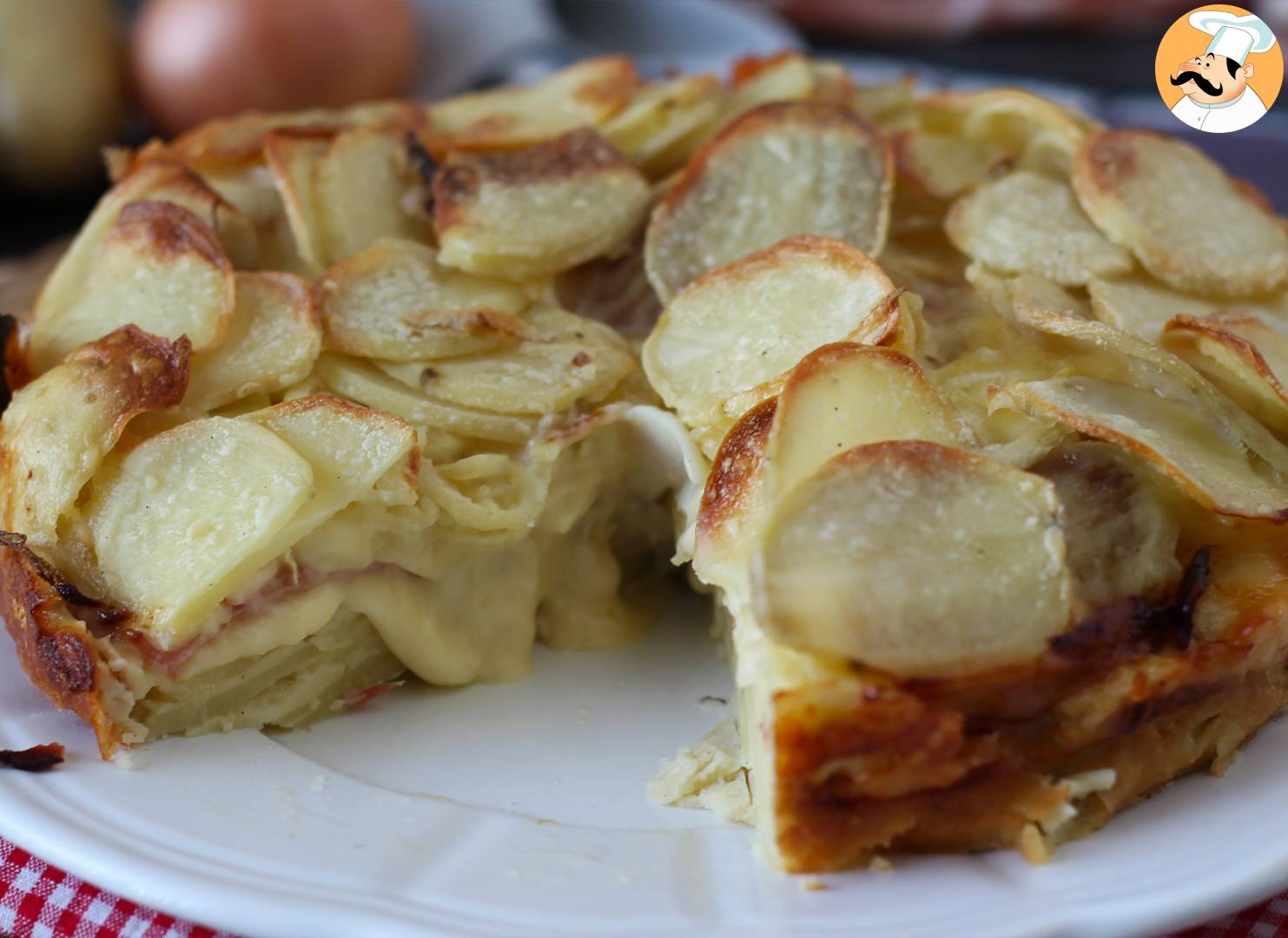Raclette potato cake - video recipe!