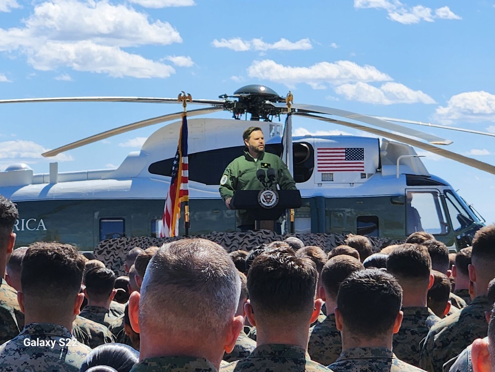 Vice President JD Vance visits Marines at Quantico, fires rifles and a ...