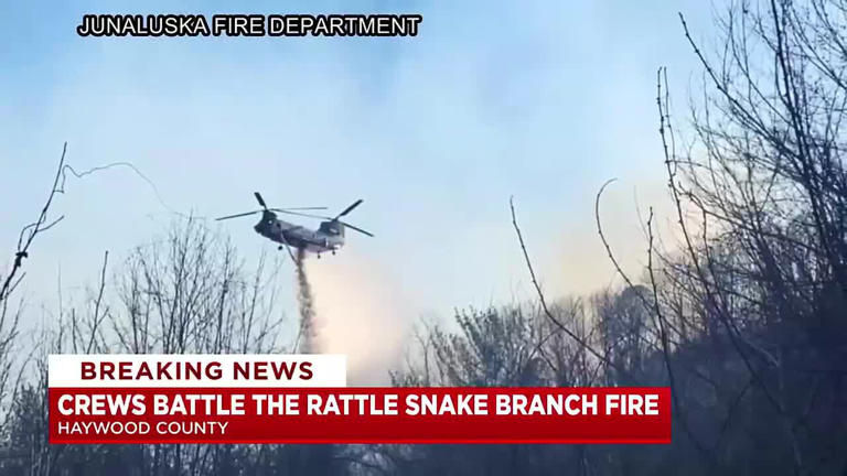 LATEST UPDATES | Rattlesnake Branch Fire in Haywood Co.