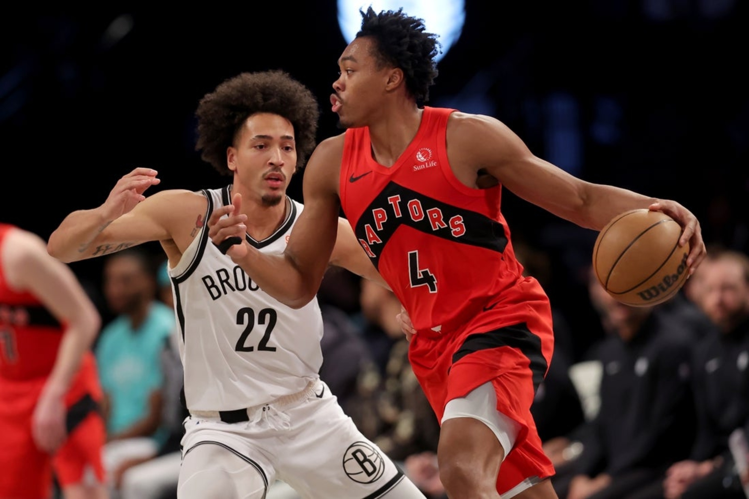 Orlando Robinson gets start, helps Raptors rout Nets