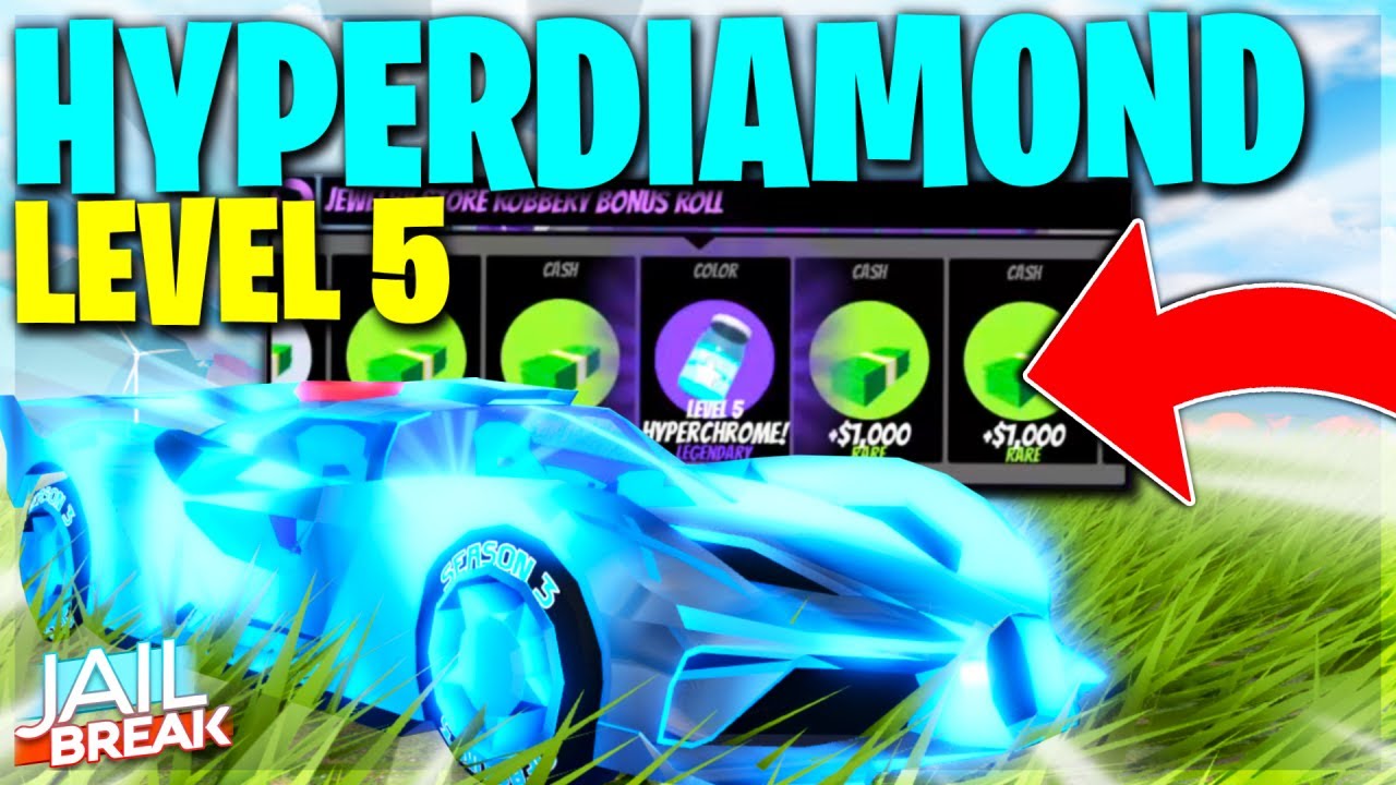 Getting a HYPER DIAMOND LEVEL 5 in Roblox Jailbreak!