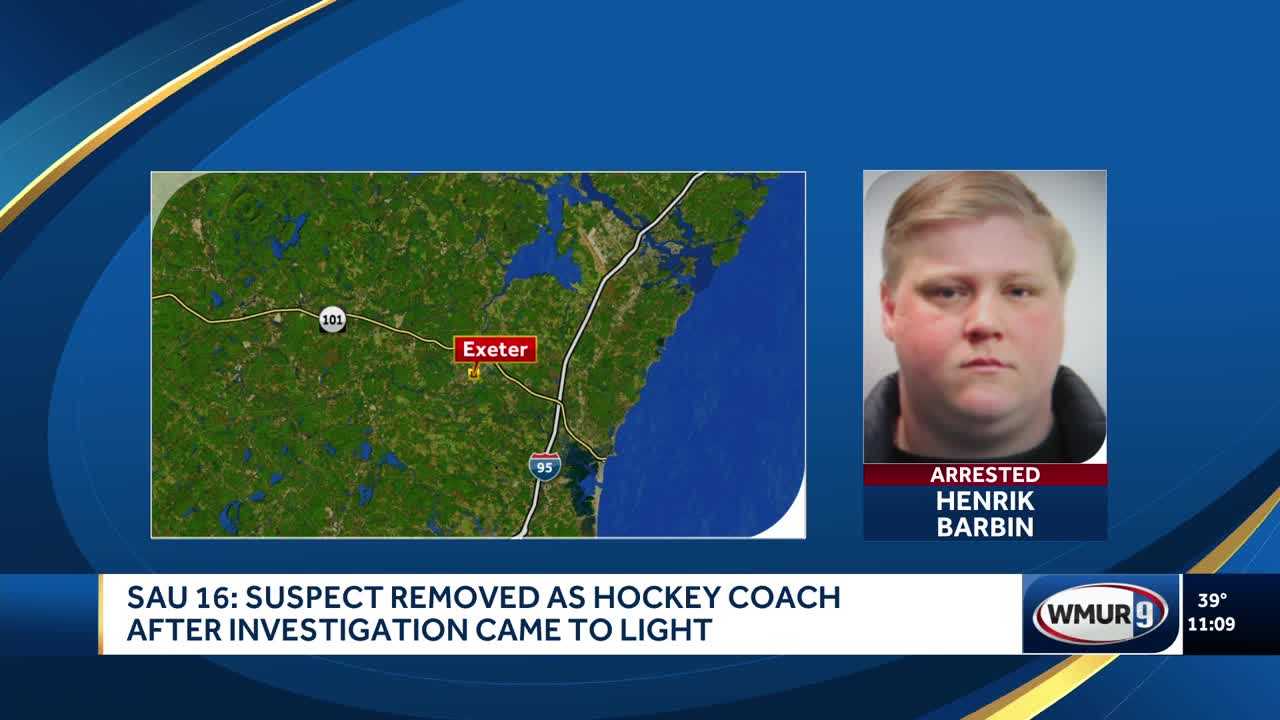 Exeter man removed as assistant hockey coach amid criminal investigation