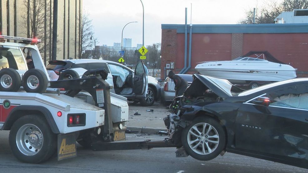 Three-car crash in Rochester leaves one person hospitalized