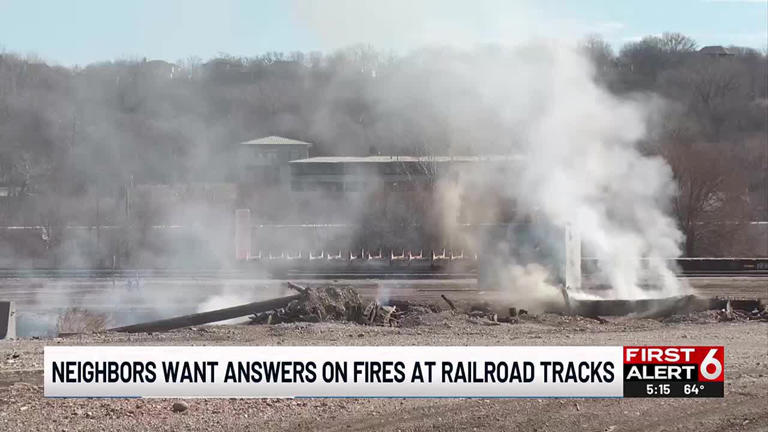 Officials provide some clarity on Council Bluffs rail tie fires