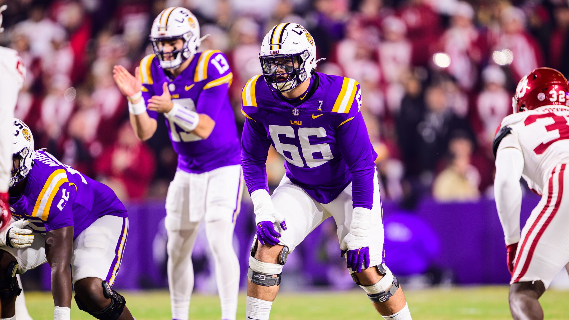 Will Campbell's Pro Day arm-length measurement is longer than at Combine