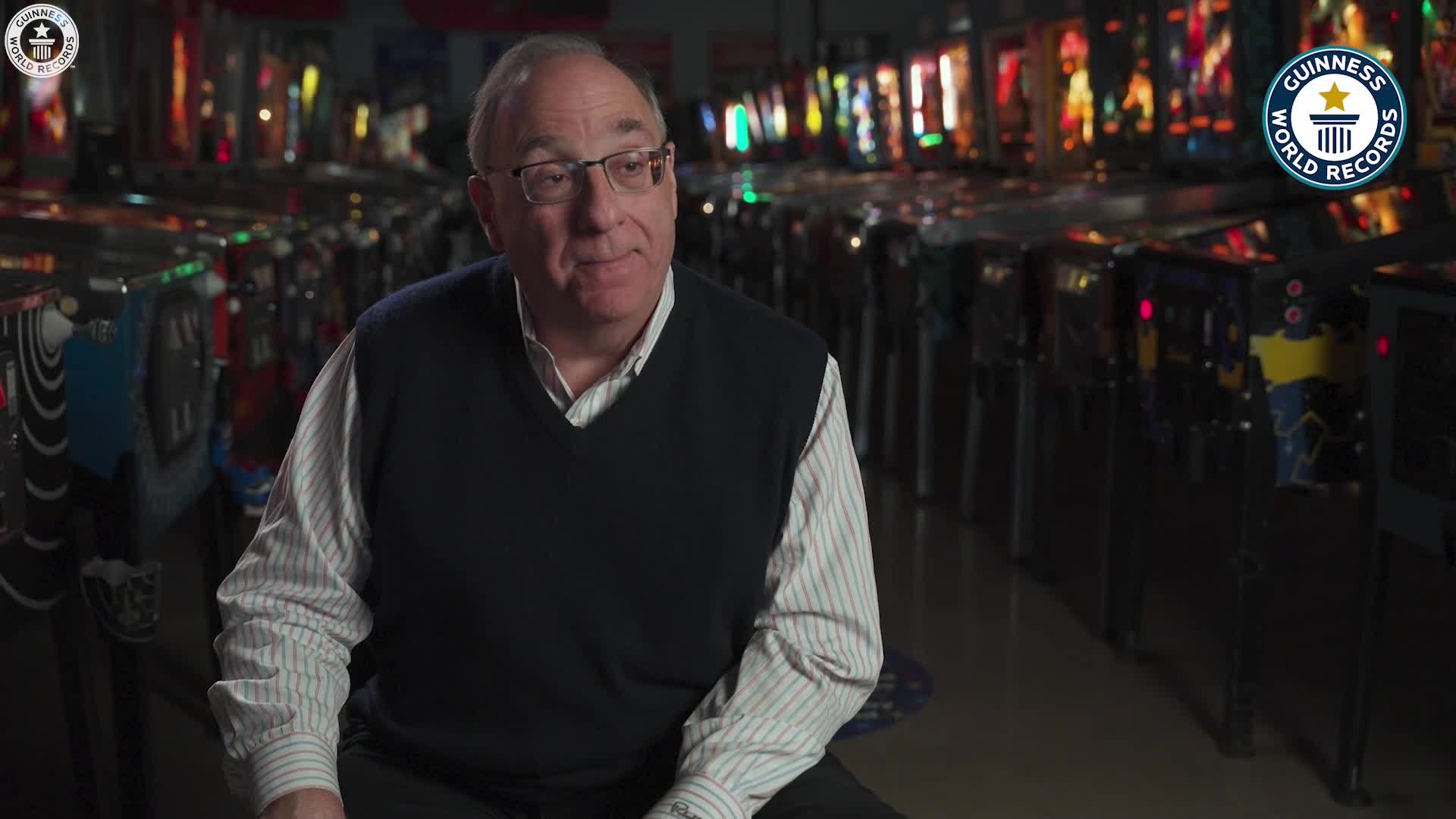 Rob Berk displays largest pinball machine collection