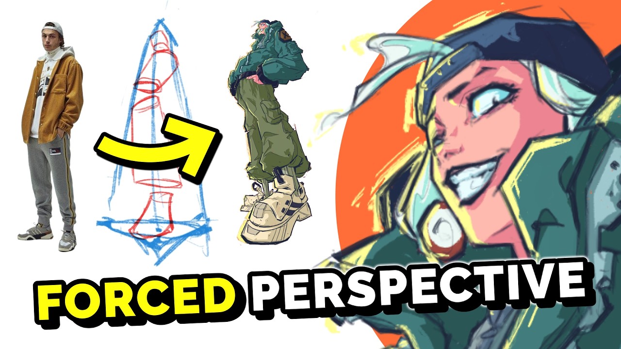 Master Drawing Dynamic Foreshortened Poses with Forced Perspective ...