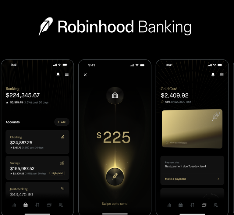 Robinhood pushes into banking with 4% APY savings account, launches ...