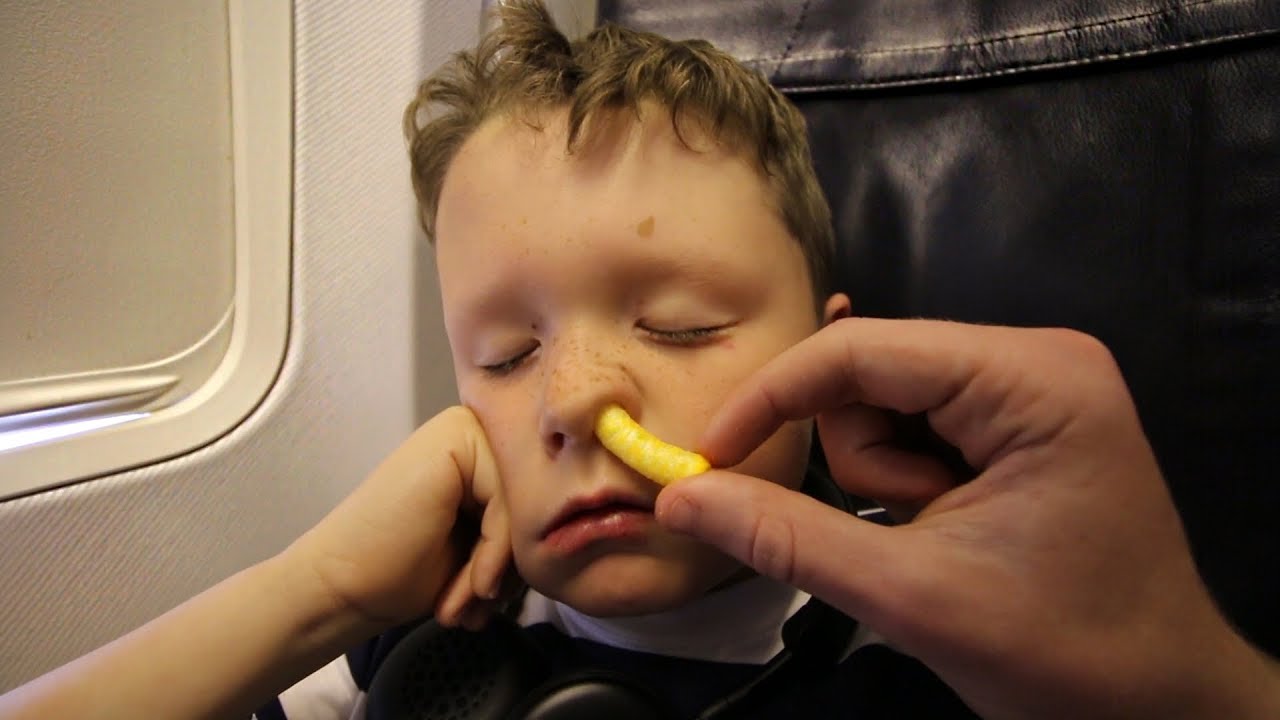 PLANE PRANKS ON LITTLE BROTHER!