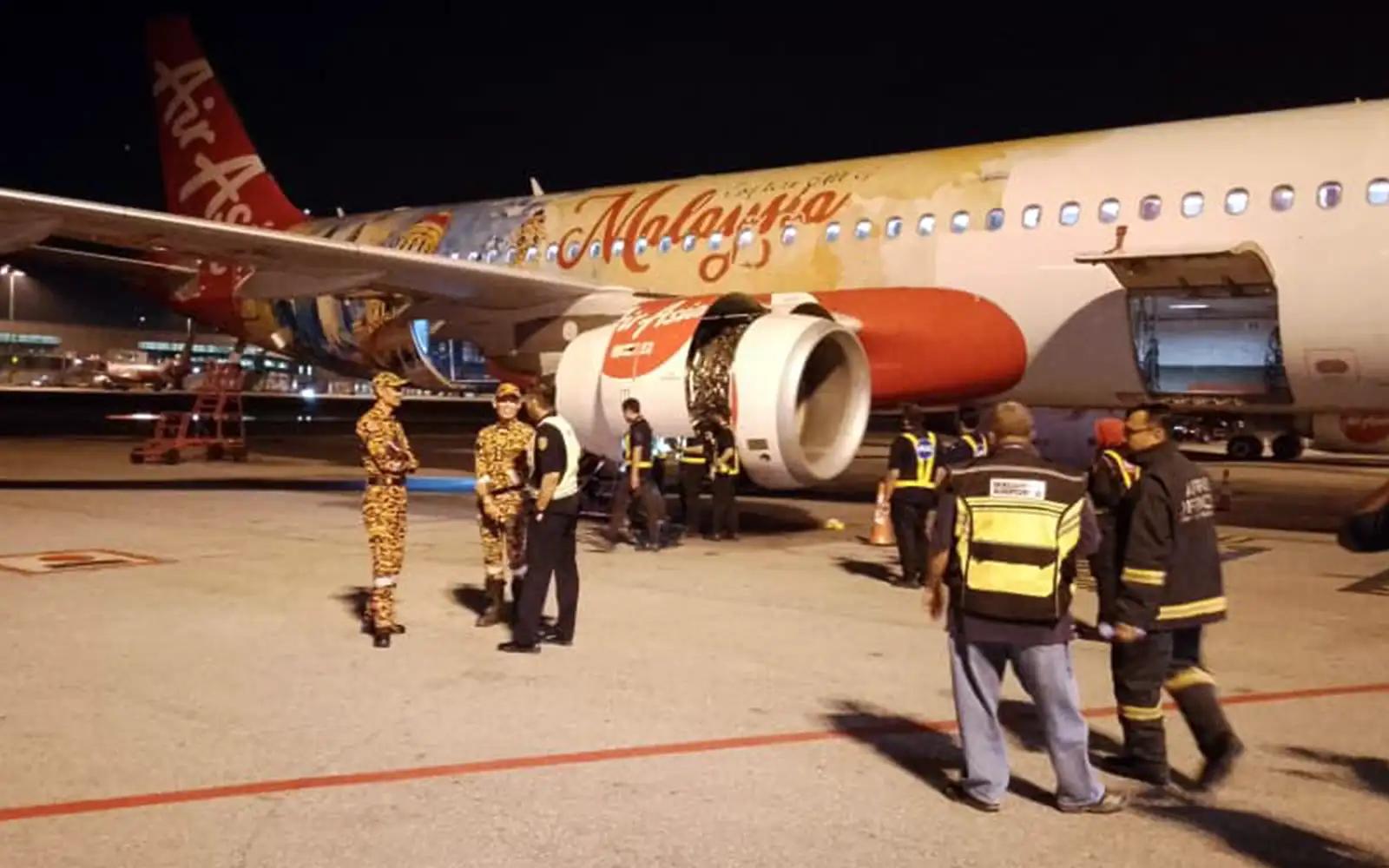 AirAsia flight makes emergency landing at KLIA2 after engine fire