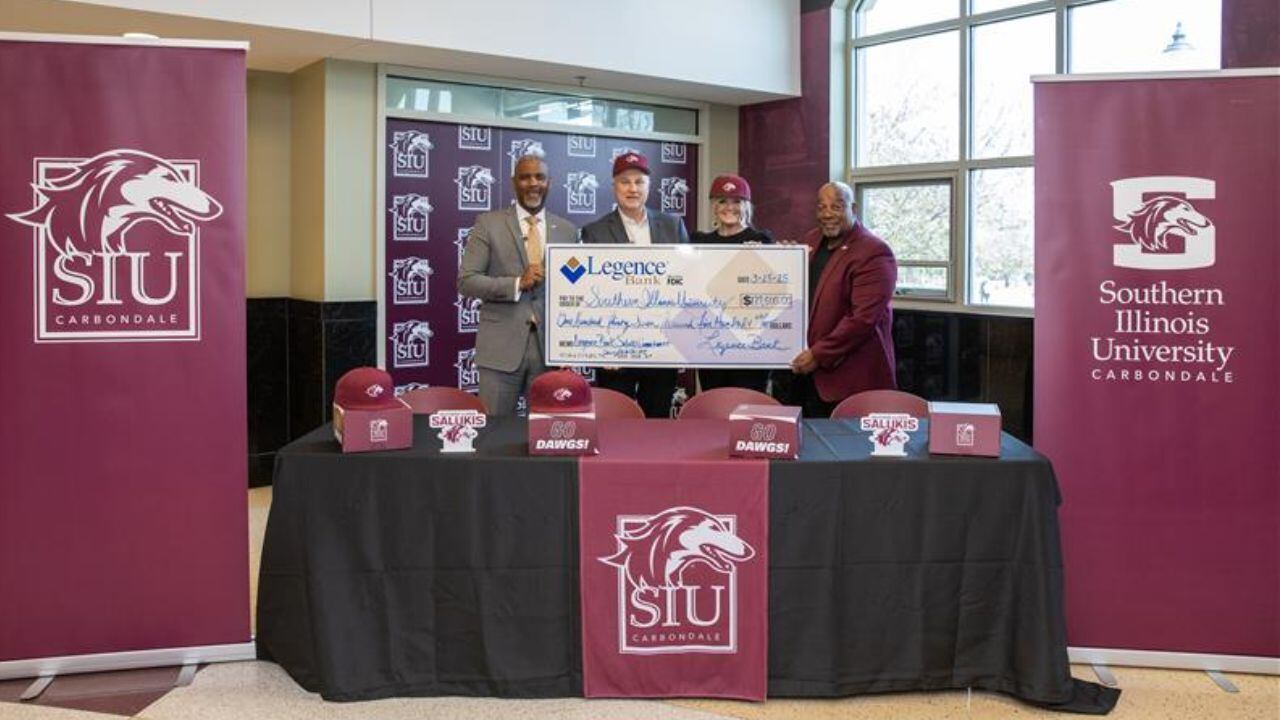 Legence Bank donation to SIUC will help 11 students pay for college