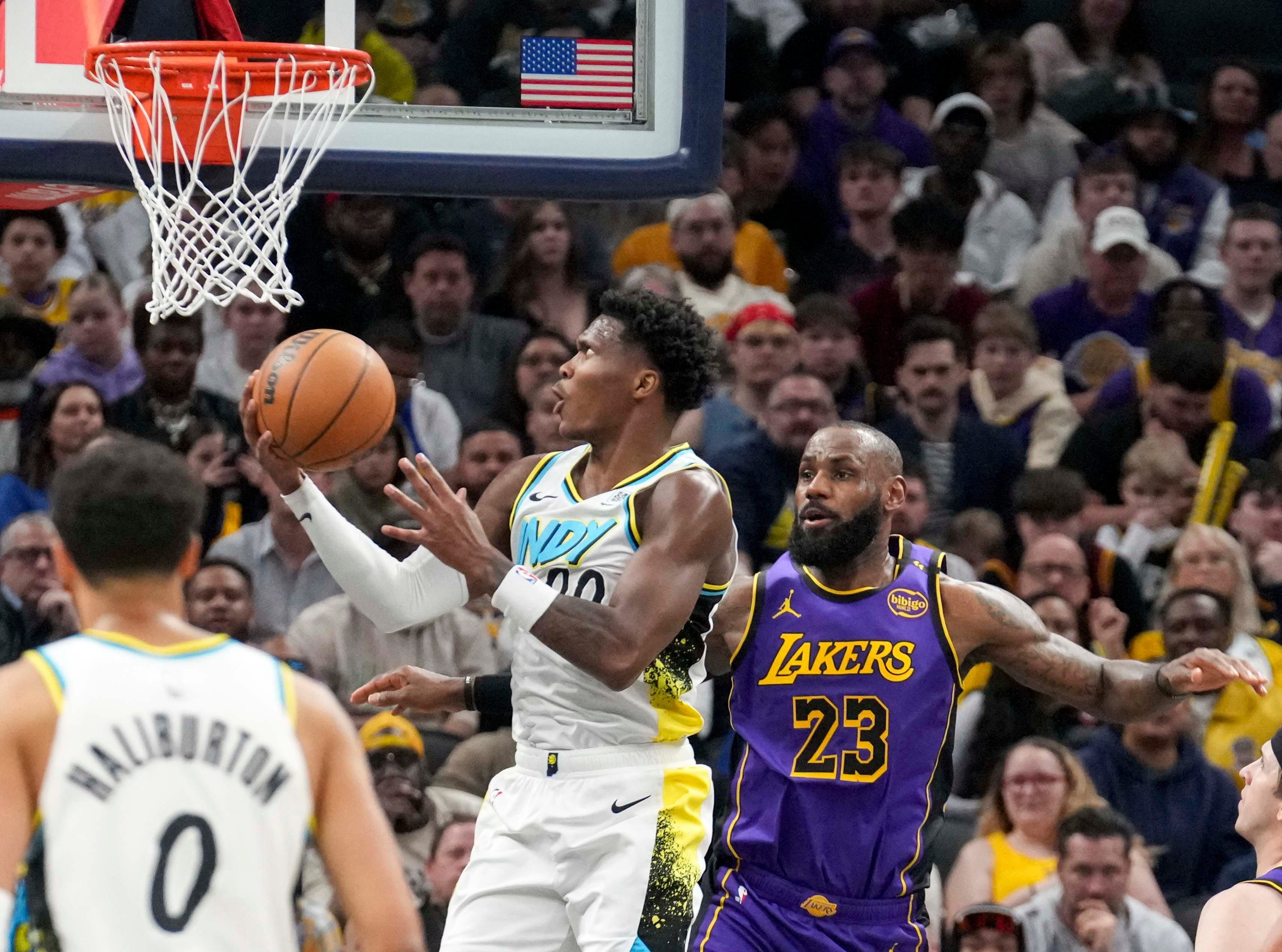 Indiana Pacers vs Los Angeles Lakers recap: LeBron James tip in at the ...