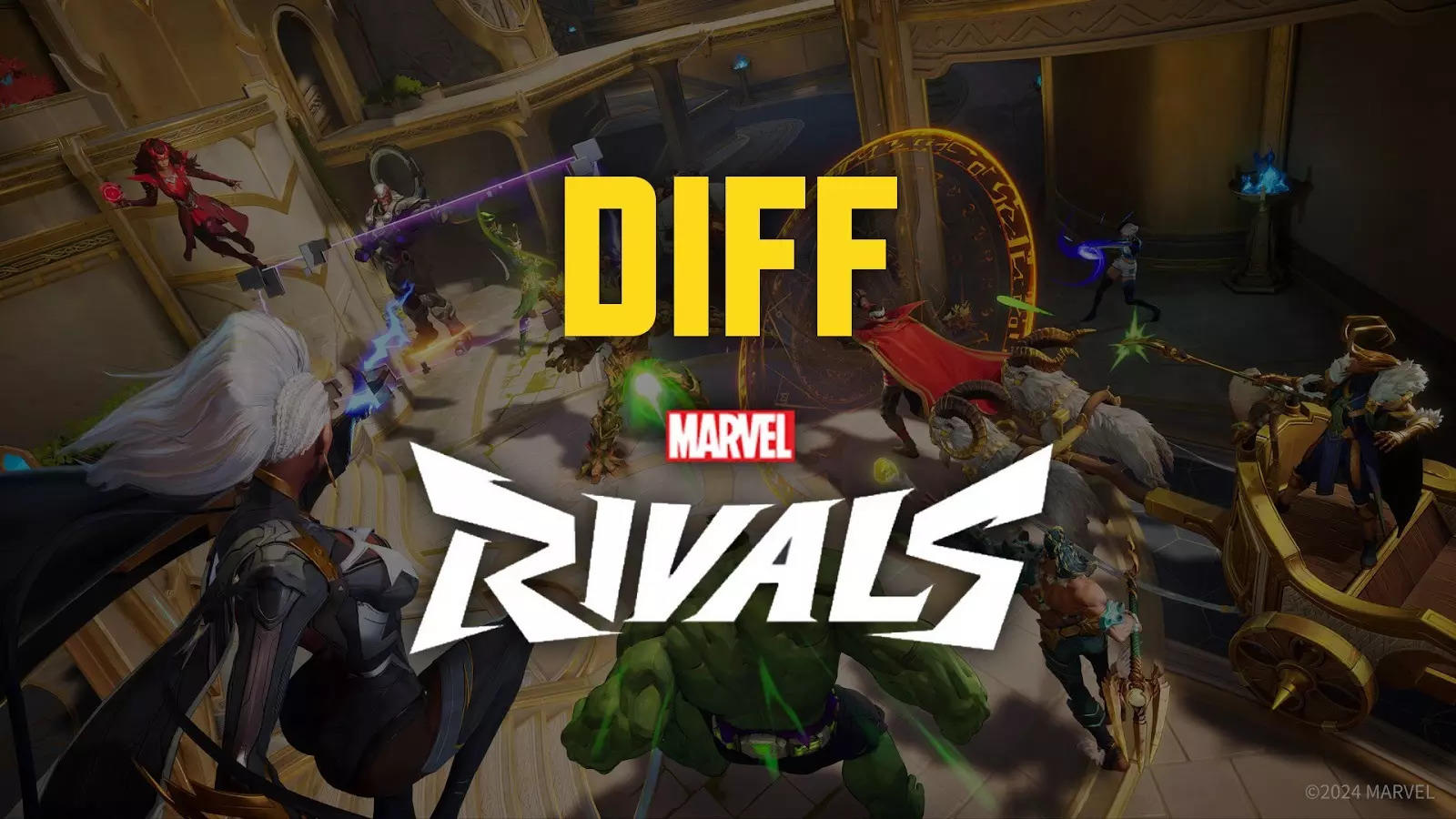 What does diff mean in Marvel Rivals?