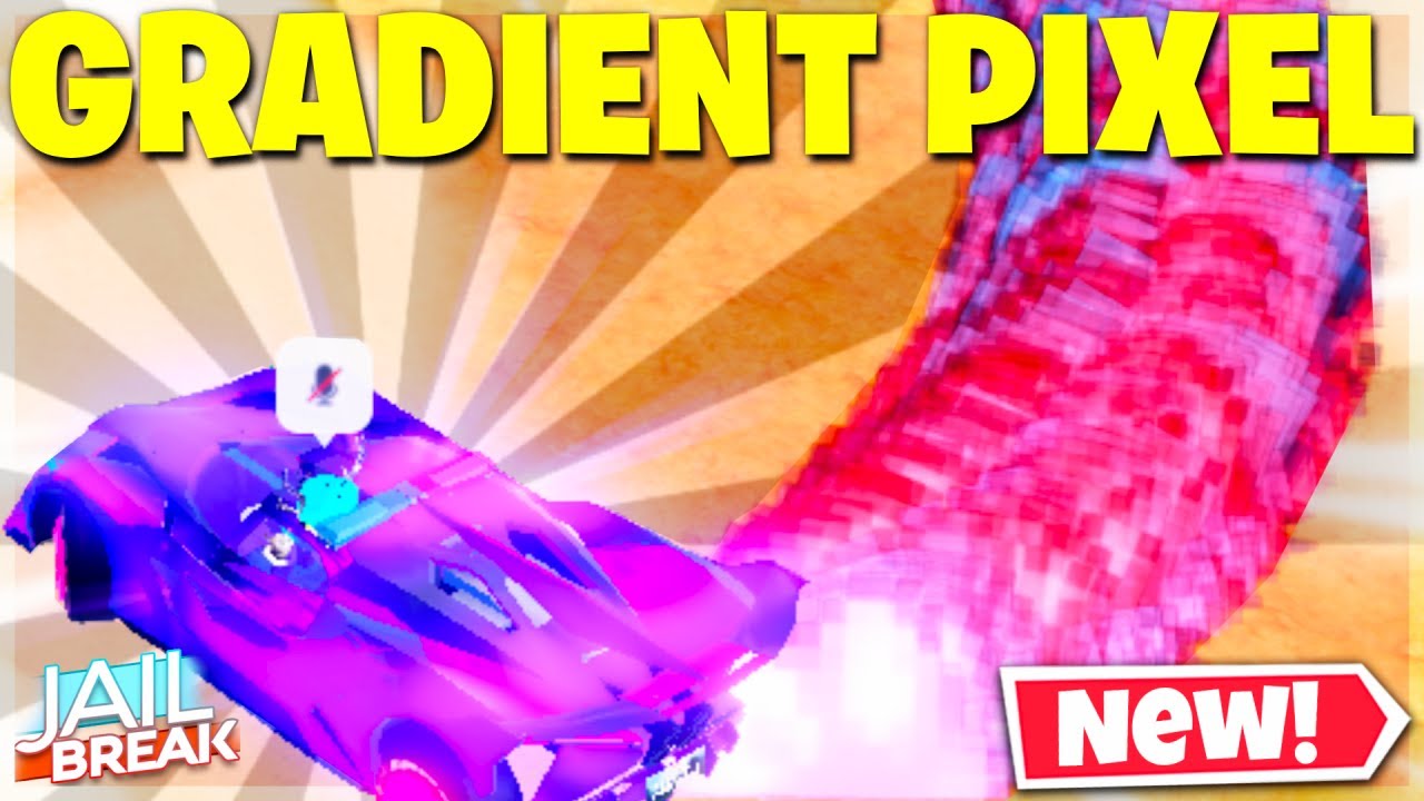 GRADIENT PIXEL Drift Showcase (Top 50 Crew Prize) in Roblox Jailbreak