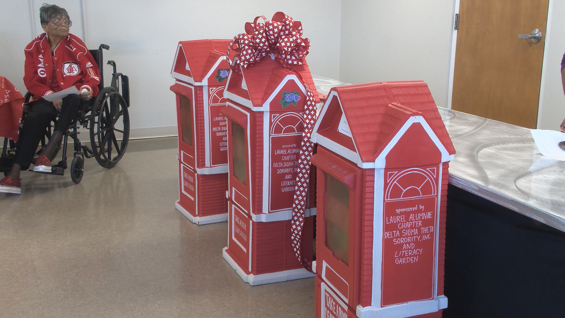 Three little free libraries now open to the public